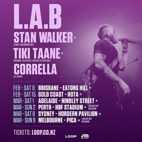 L.A.B Australia Summer Tour 2025 • Loop Recordings Aot(ear)oa